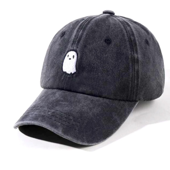 Accessories | New Ghost Him Ghost Emoji Embroidered Womens Hat Baseball ...